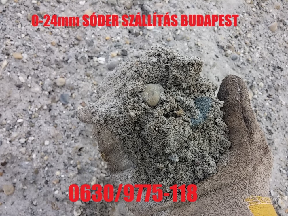 0-24 sóder ár Budapest általános sóder alap betonozáshoz